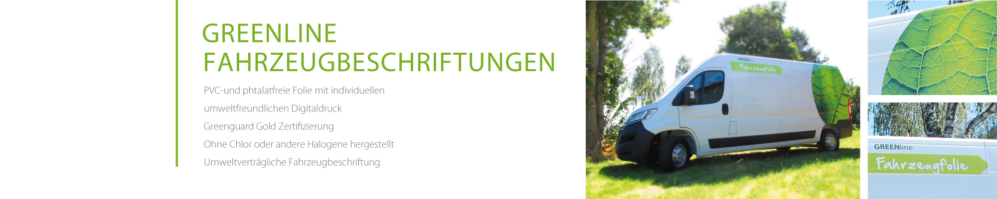 Greenline - PRISMA WERBUNG GmbH - Werbedruck, Plakatdruck uvm